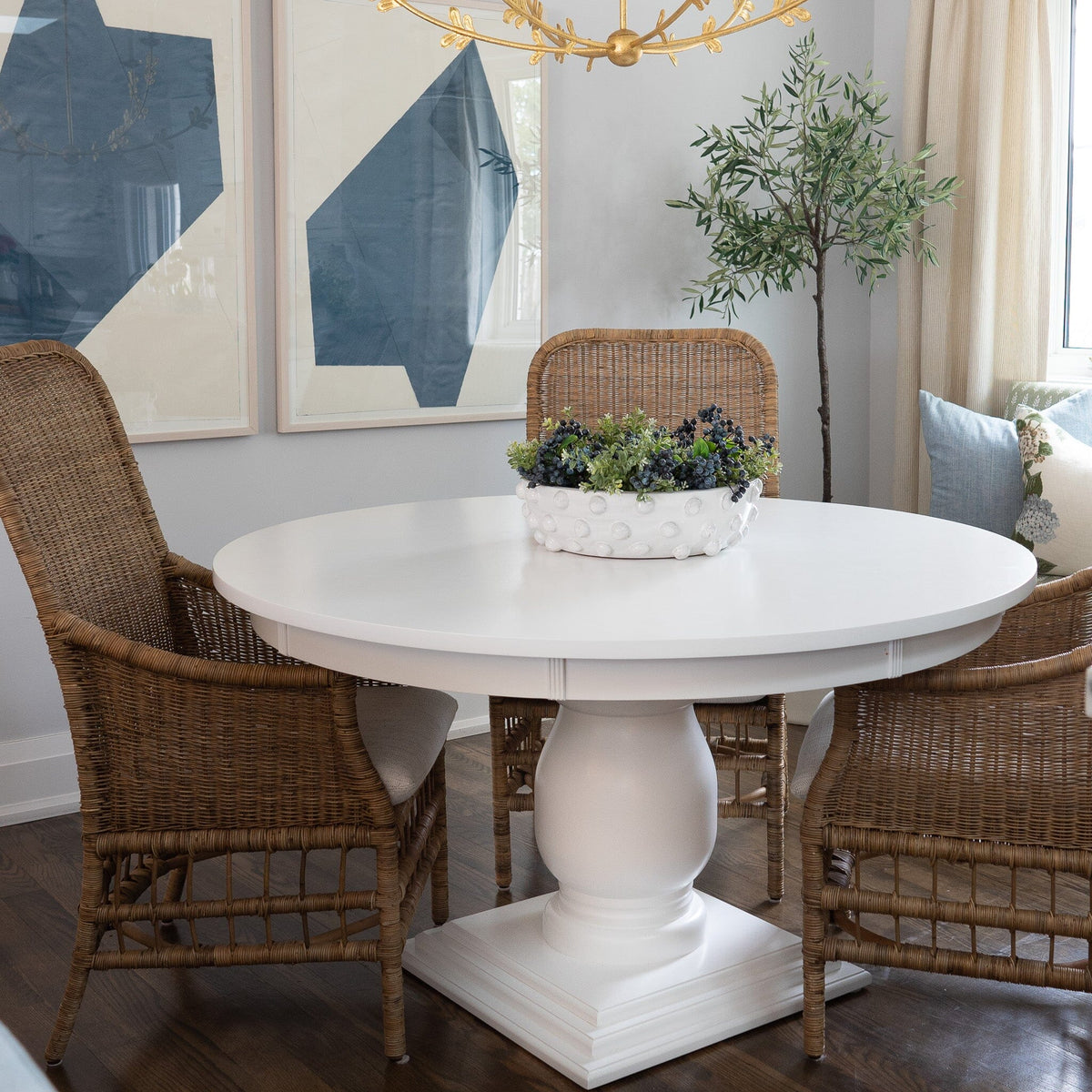 Andrea Pedestal Table | Rainsford Company