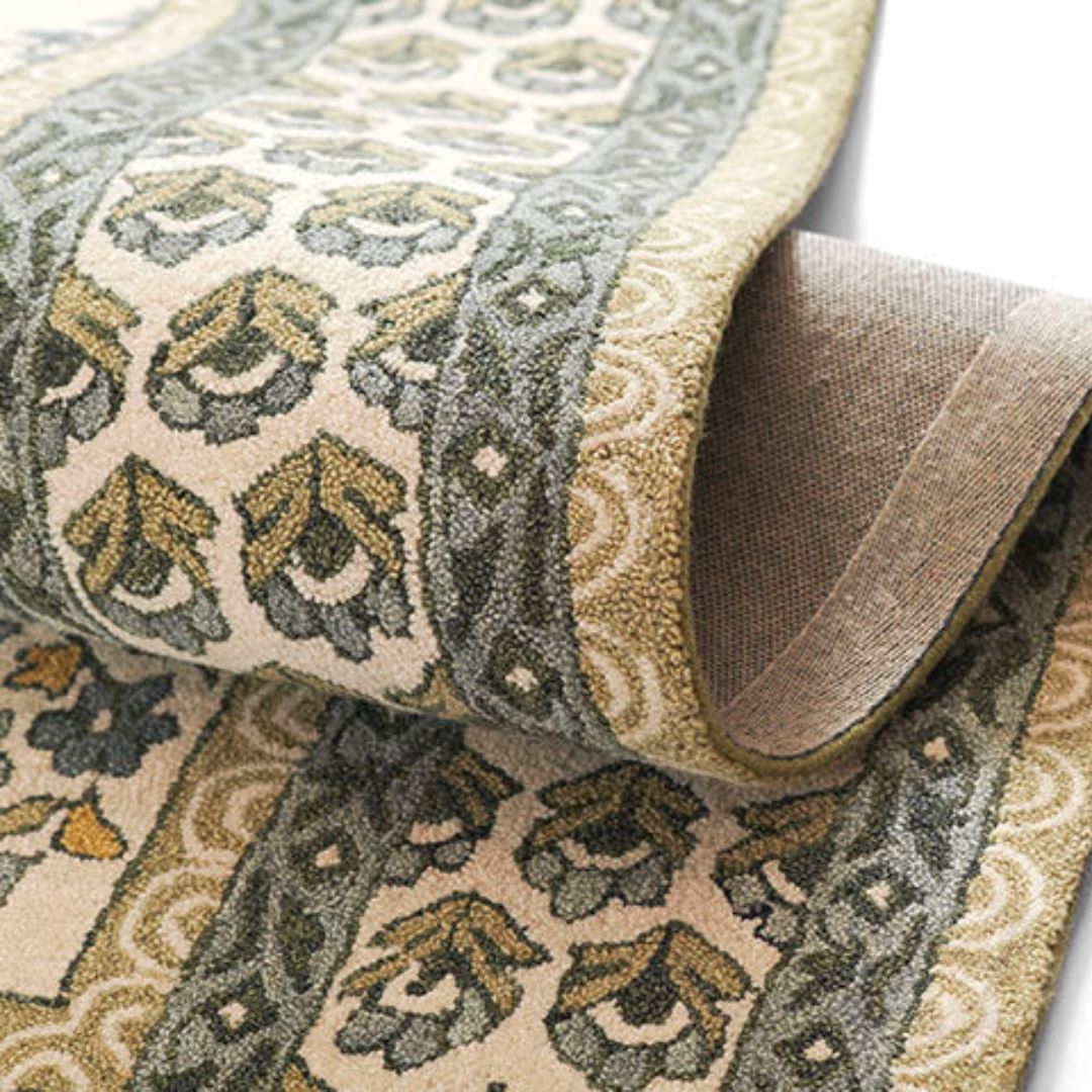 Cotswold - Green Wool Rug - Rainsford Company