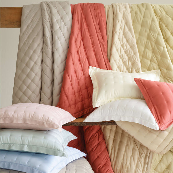 Silken Solid Grey Puff - Rainsford Company