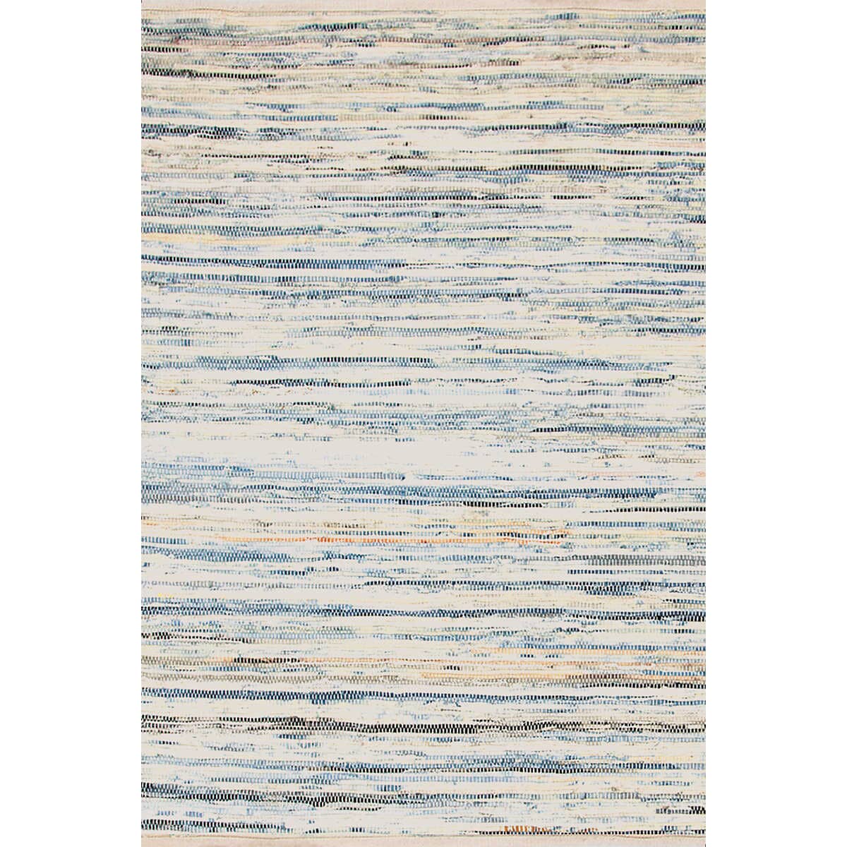 Denim Rag Woven Cotton Rug - Rainsford Company