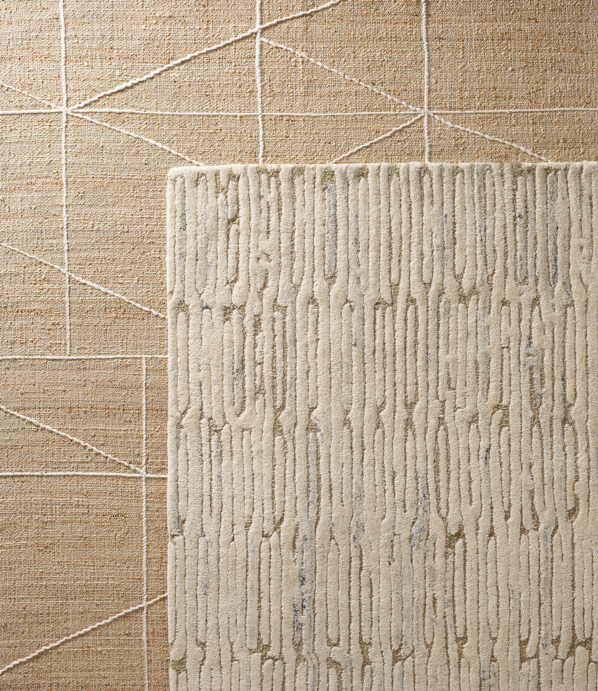 Malone Oatmeal Tufted Wool Rug - Rainsford Company