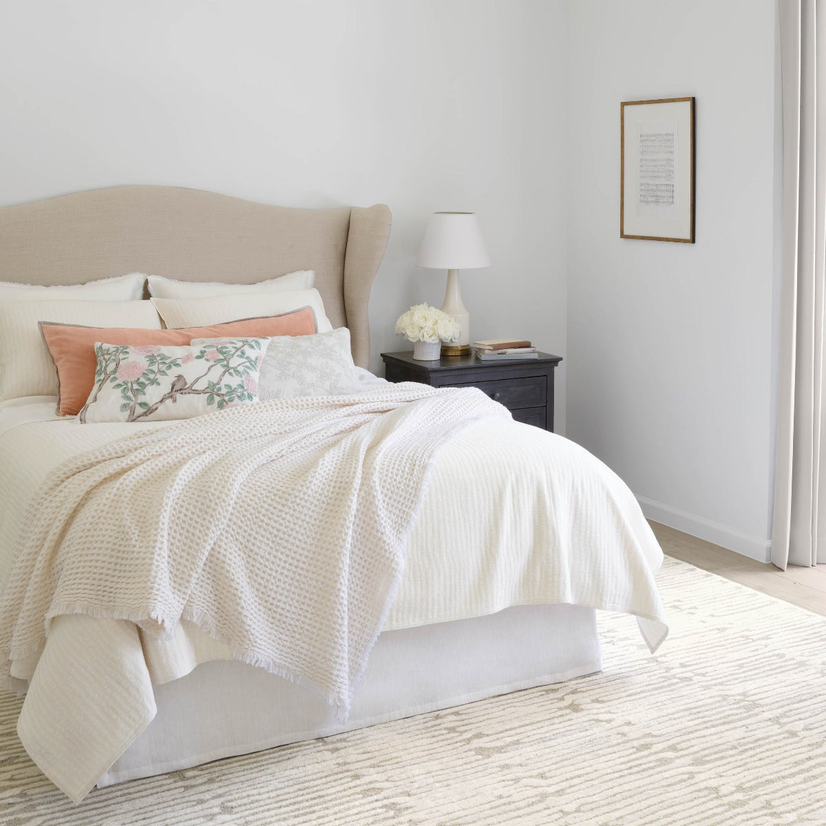 Malone Oatmeal Tufted Wool Rug - Rainsford Company