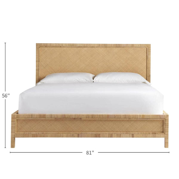 Willow Rattan Bed - King | Rainsford Company